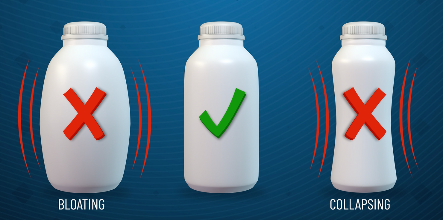 What is the importance of vented bottle caps in preventing pressure ...